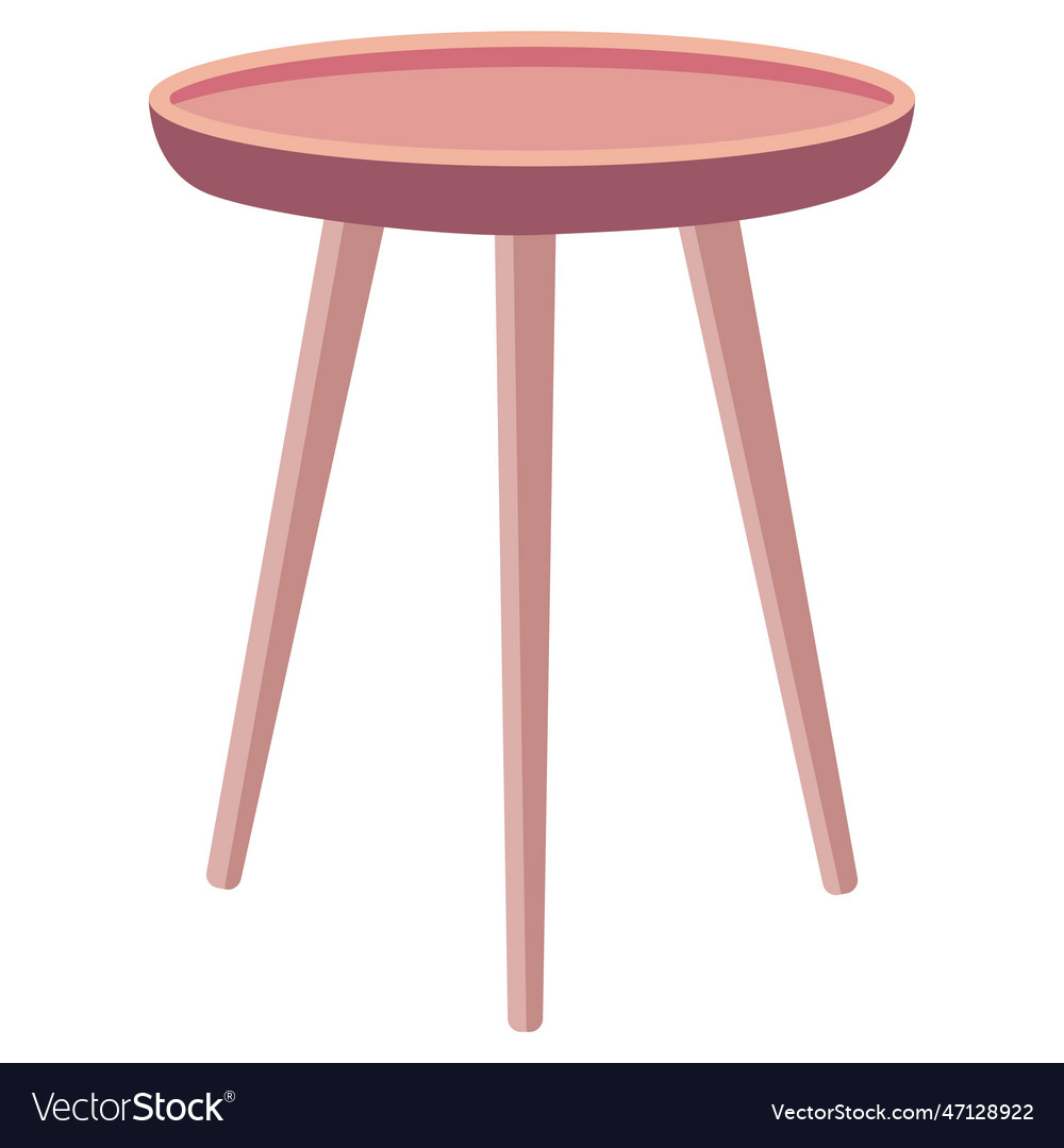 Isolated end table Royalty Free Vector Image - VectorStock