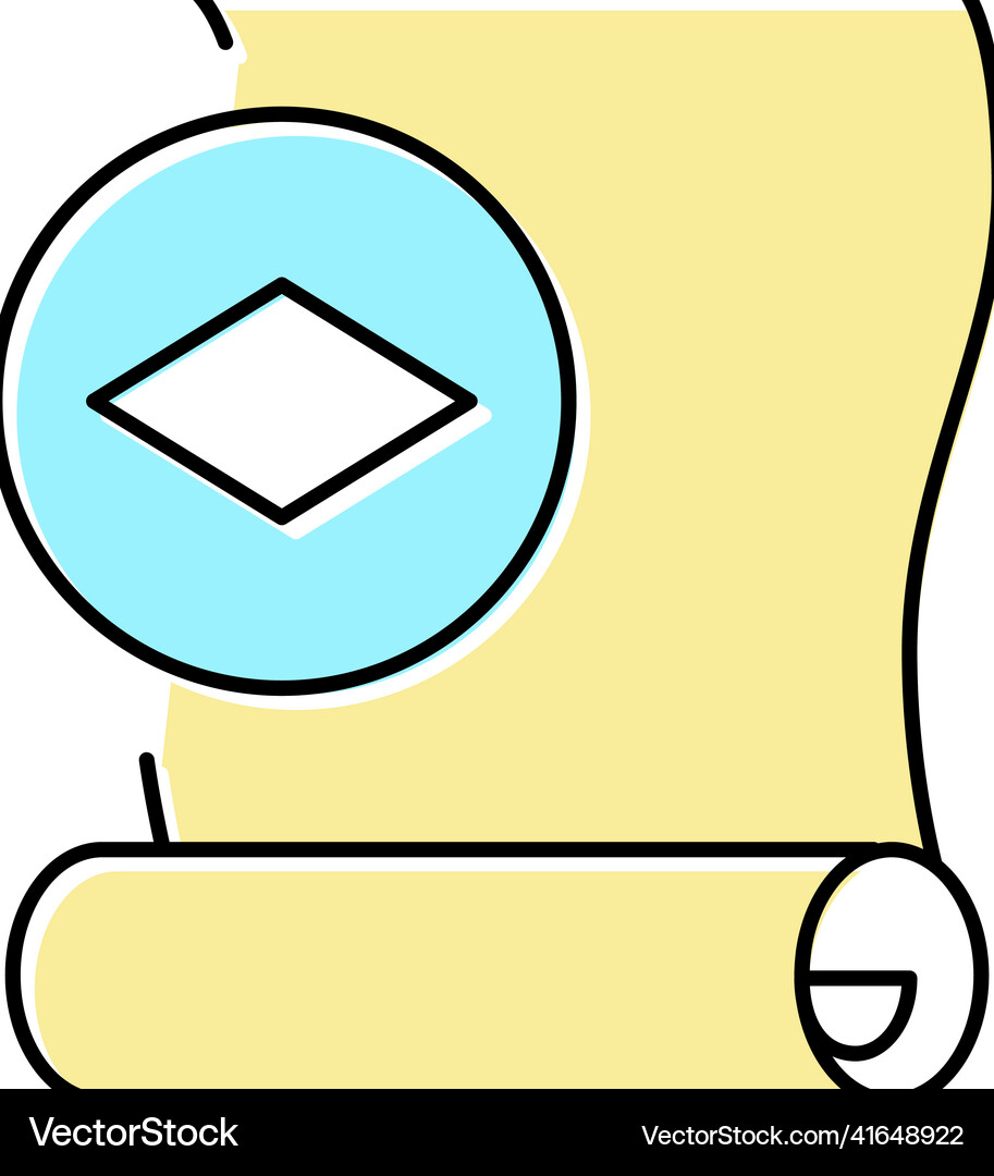 Paper wallpaper color icon Royalty Free Vector Image