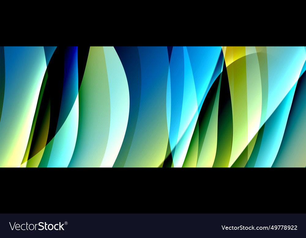 Simple fluid color gradient abstract background Vector Image