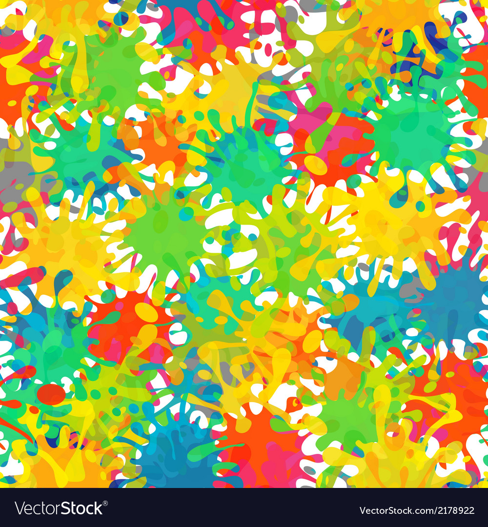 Splash abstract seamless pattern background Vector Image