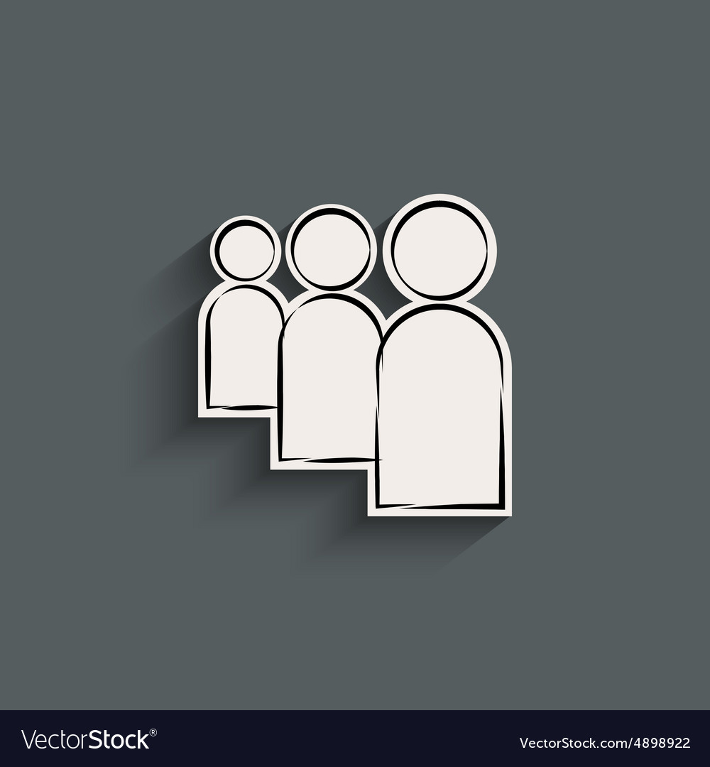 User flat icon Royalty Free Vector Image - VectorStock