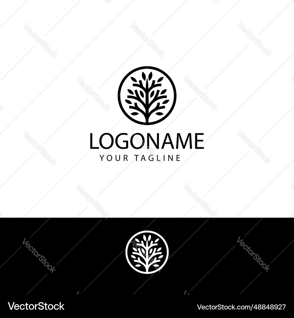Flat logo design business and branding Royalty Free Vector