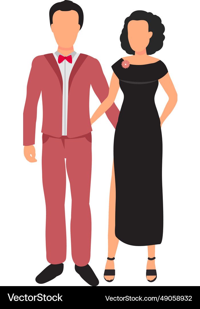 Image of lovely couple Royalty Free Vector Image