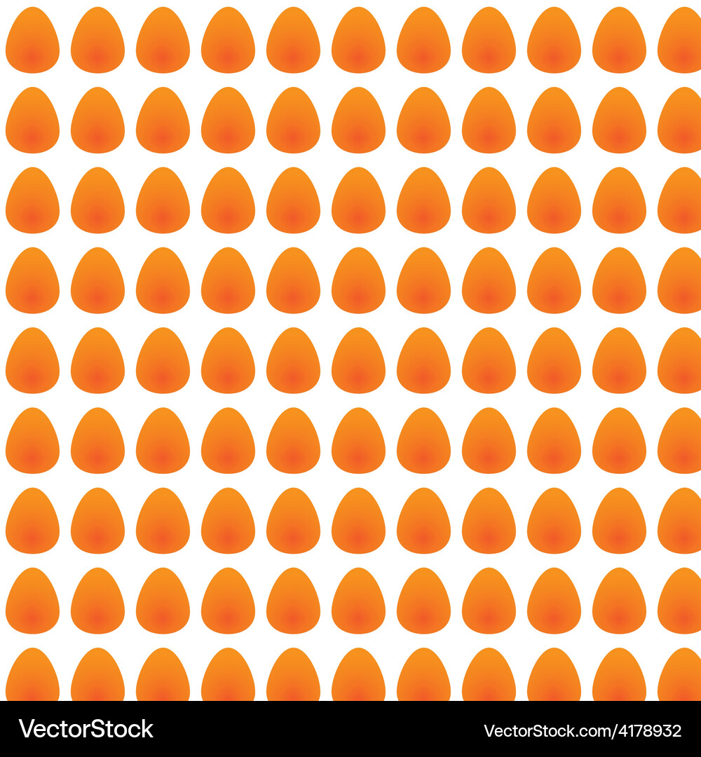 Orange easter eggs abstract festive background Vector Image