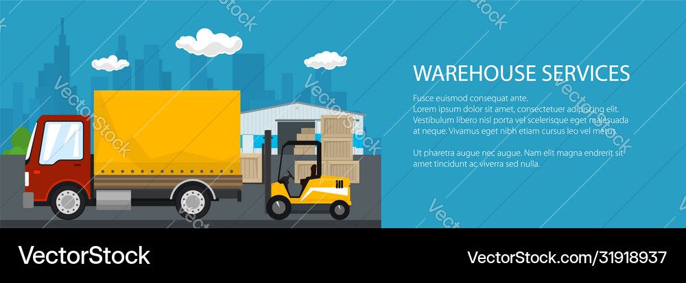 Warehousing Logistics Banner