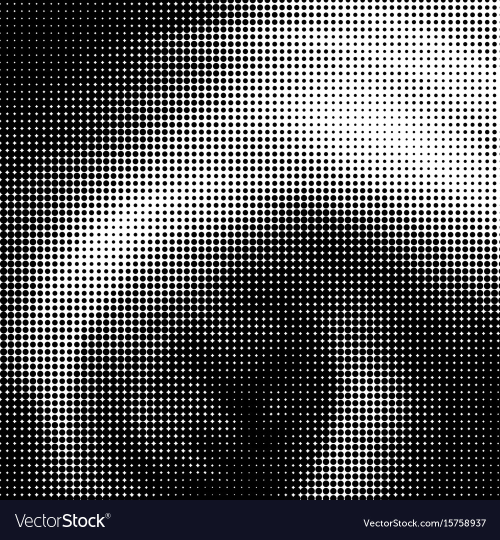 Dot pattern halftone Royalty Free Vector Image