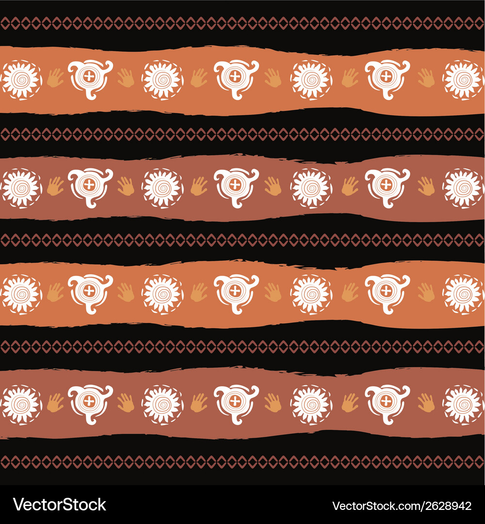 Abstract africa background with some special Vector Image