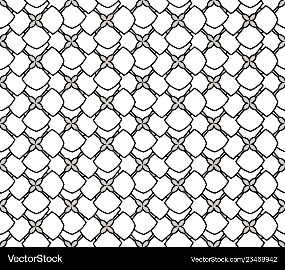 Black honeycomb graphic seamless pattern over Vector Image