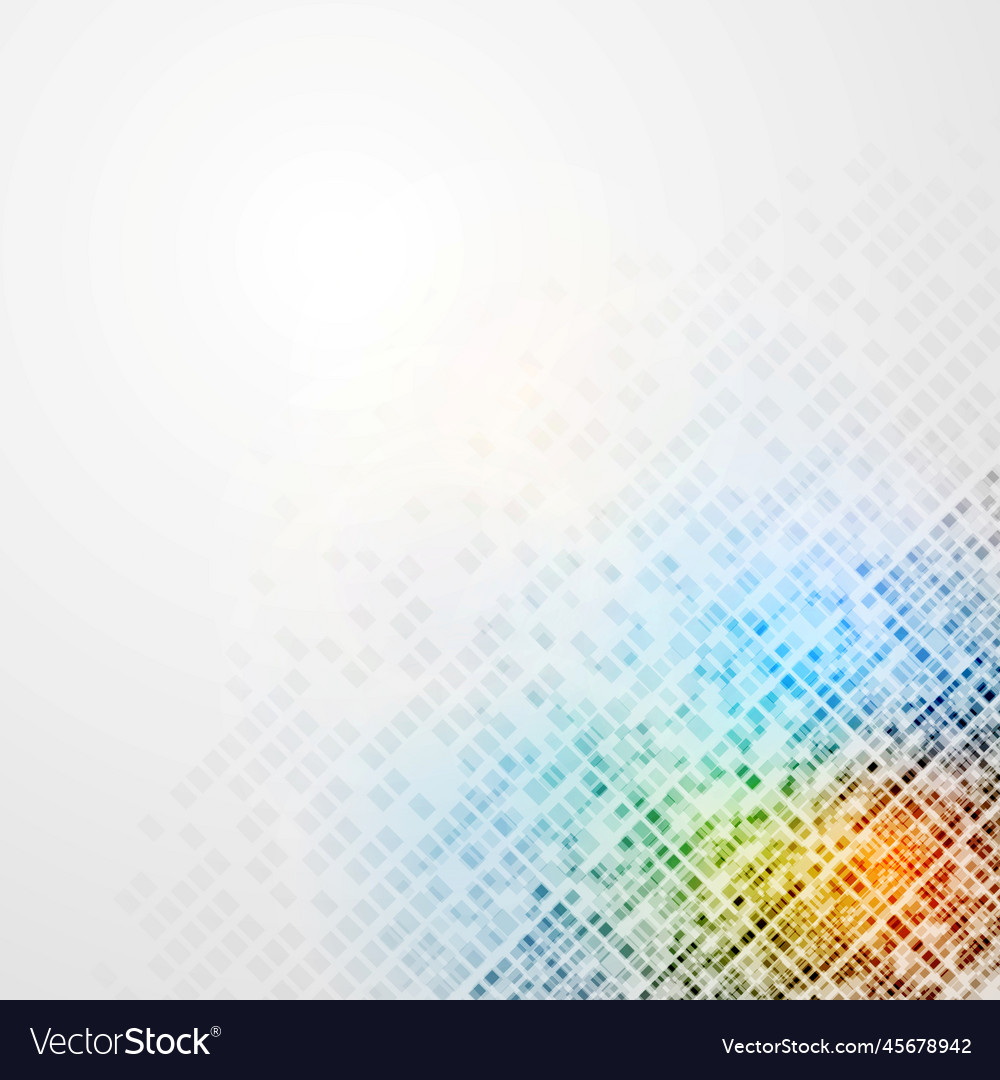 Colorful tech background Royalty Free Vector Image