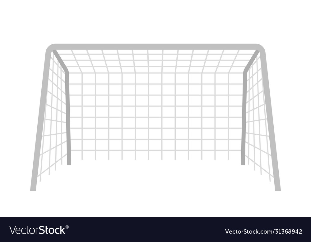 Soccer gate flat Royalty Free Vector Image - VectorStock