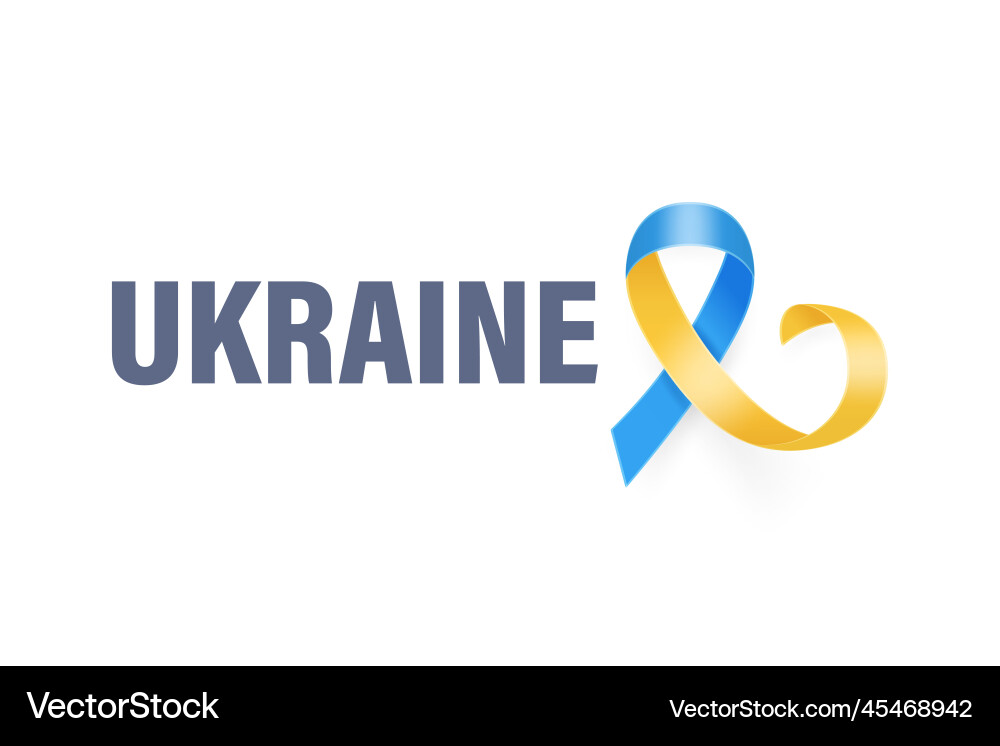 Stand with ukraine anti war call the symbol Vector Image