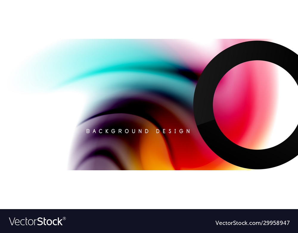 Abstract background fluid mixing gradient liquid Vector Image