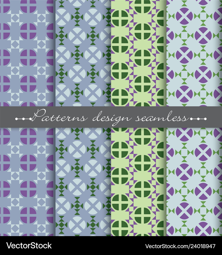 Abstract Geometric Collection Royalty Free Vector Image