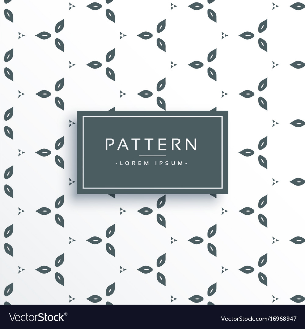 Cute flower pattern design Royalty Free Vector Image