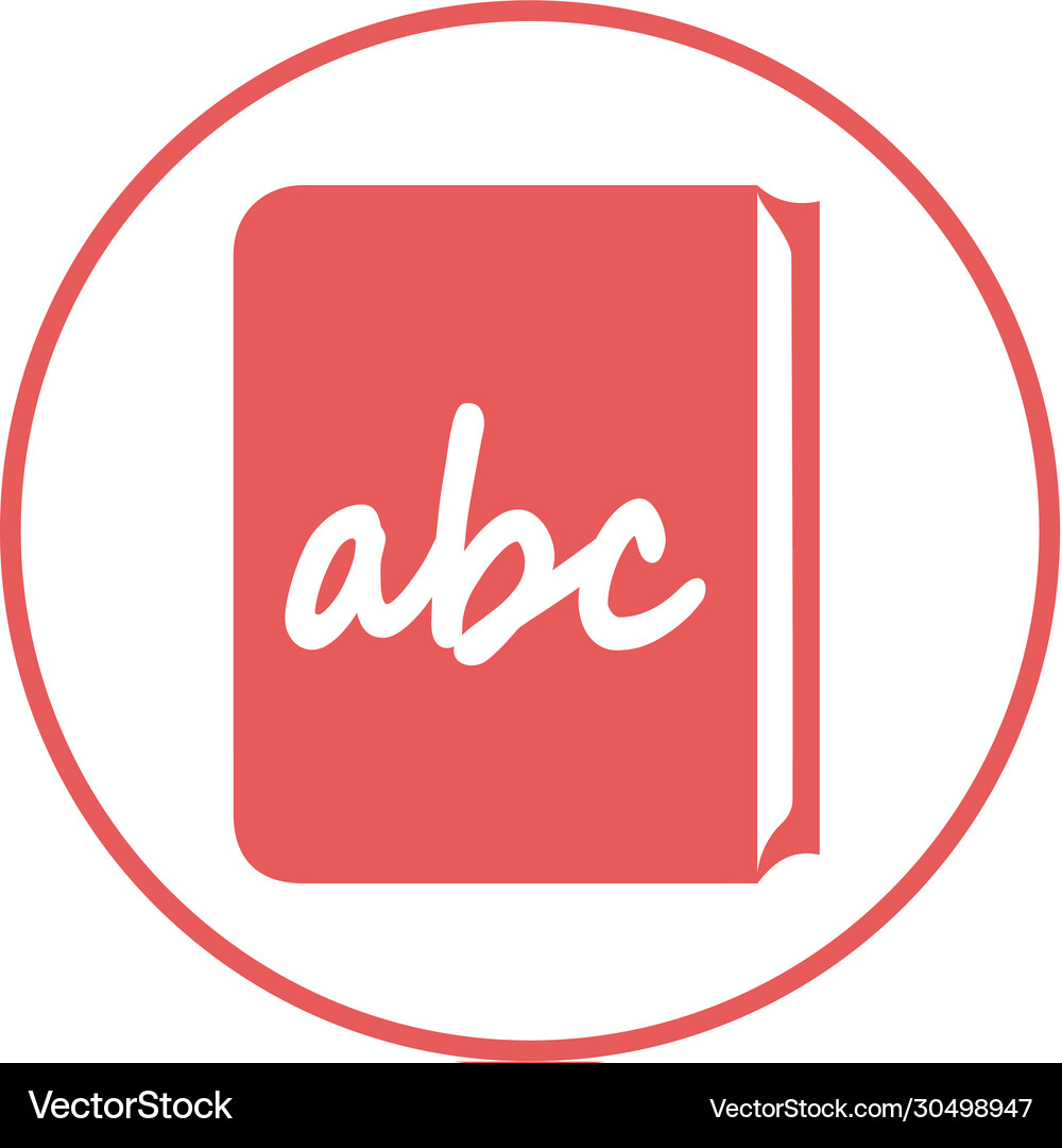 School books icon design textbook education Vector Image