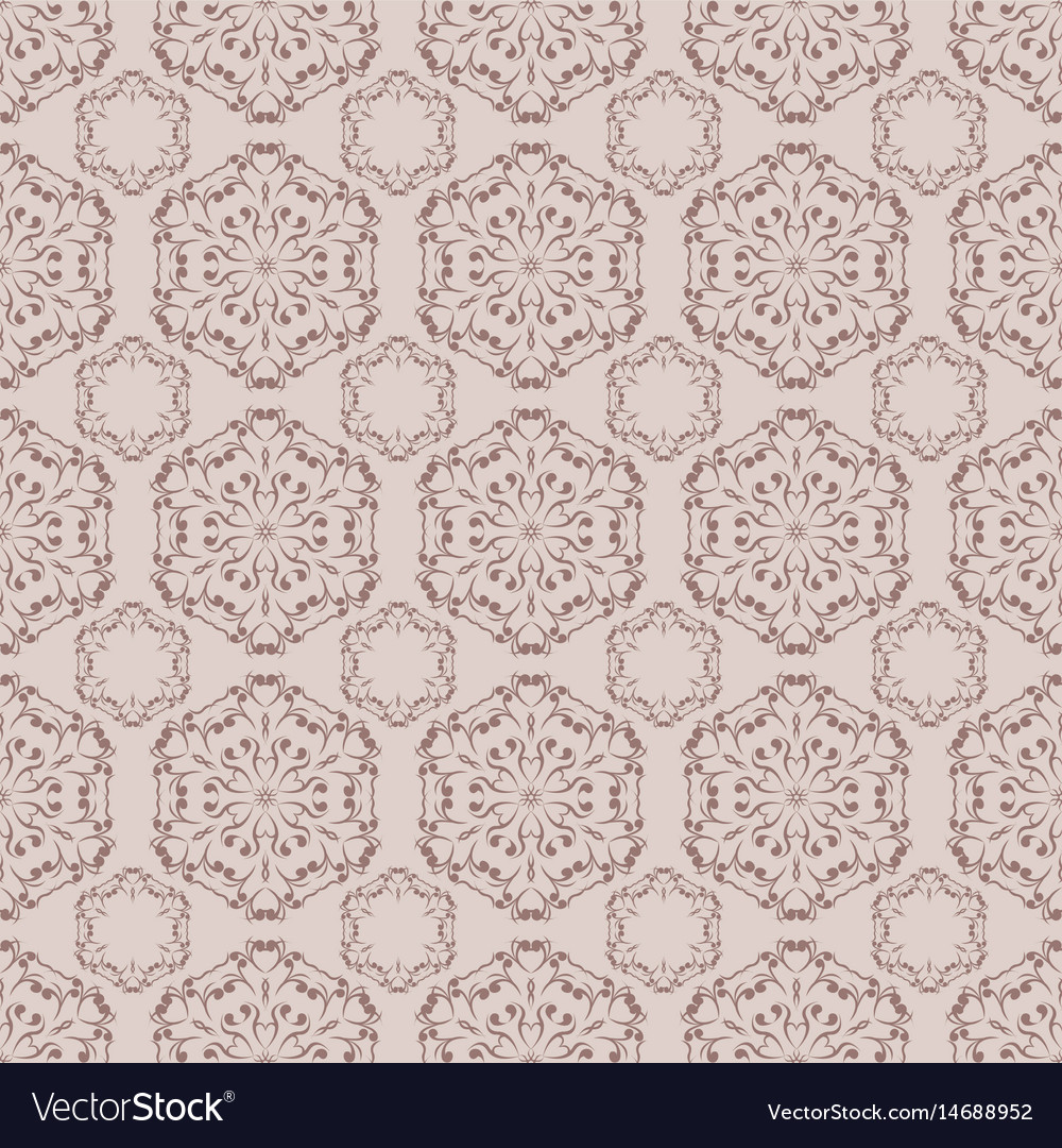 Floral seamless patterns colored background Vector Image