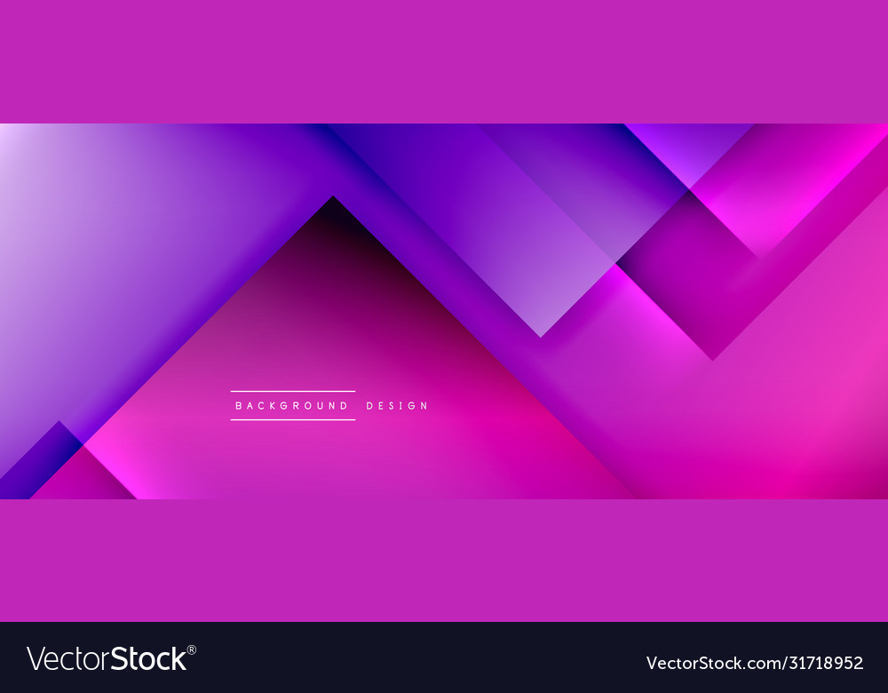 Square shapes composition fluid gradient Vector Image