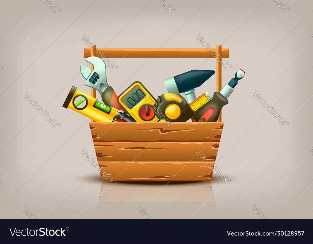 Builder tools Royalty Free Vector Image - VectorStock