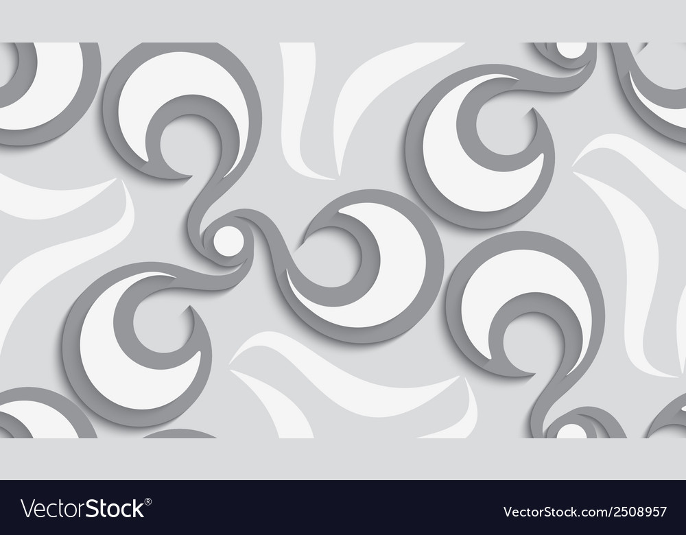 White seamless geometric pattern Royalty Free Vector Image