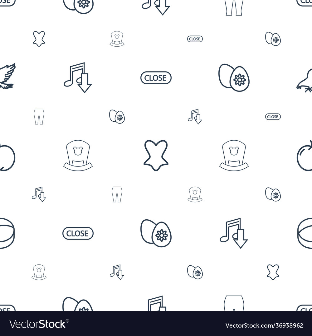 Art icons pattern seamless white background Vector Image