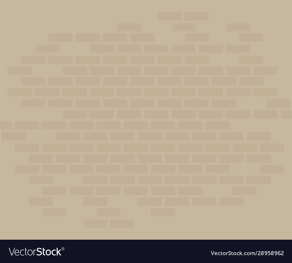 Brick wall flat isolated Royalty Free Vector Image