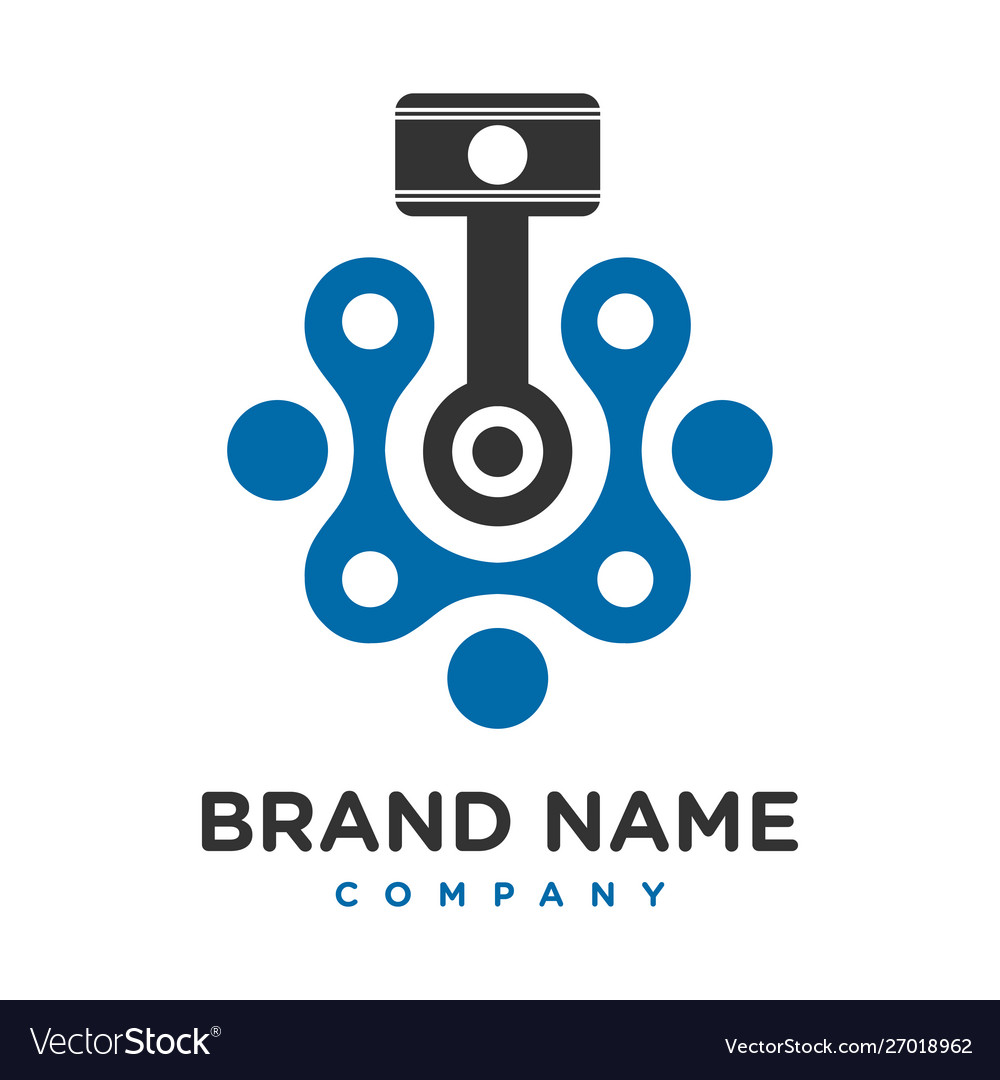 Machine logo Royalty Free Vector Image - VectorStock
