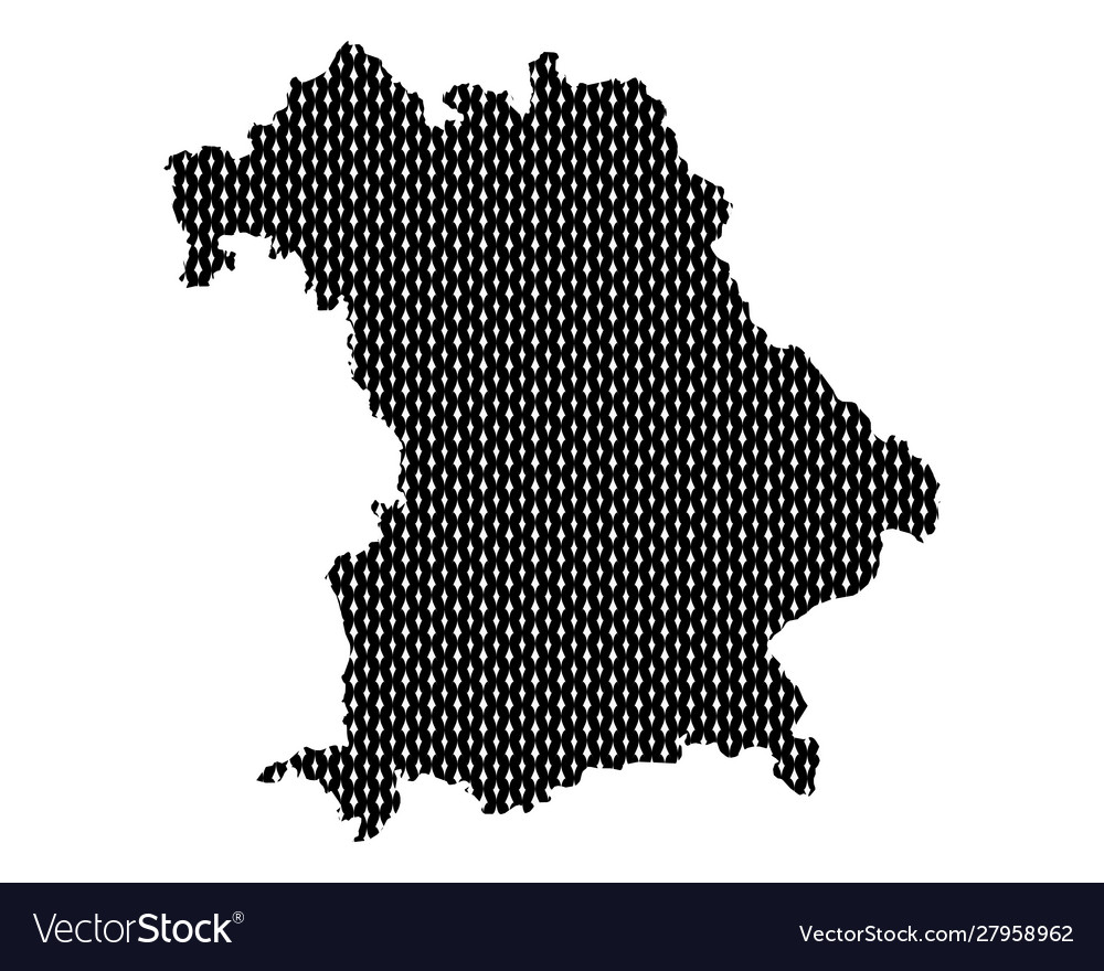 Plain map bavaria Royalty Free Vector Image - VectorStock