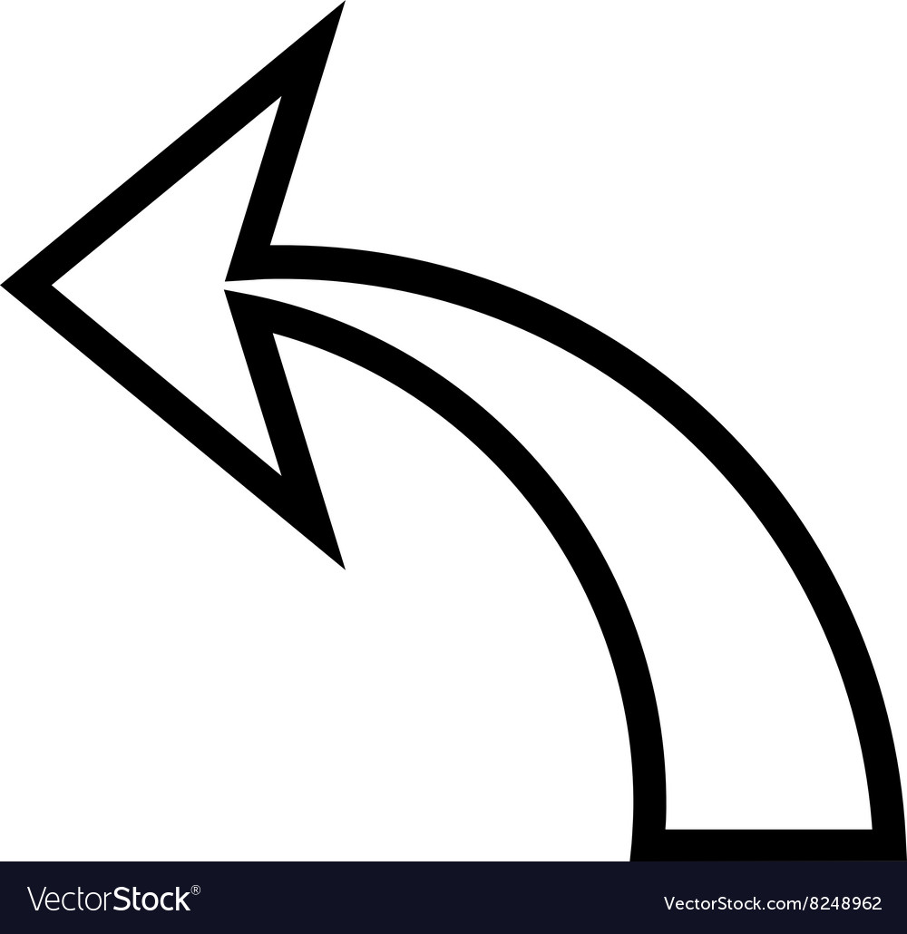 Undo thin line icon Royalty Free Vector Image - VectorStock