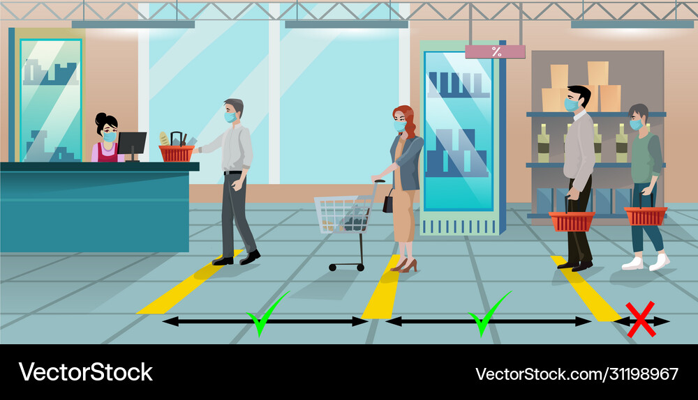 A shopping center or mall Royalty Free Vector Image