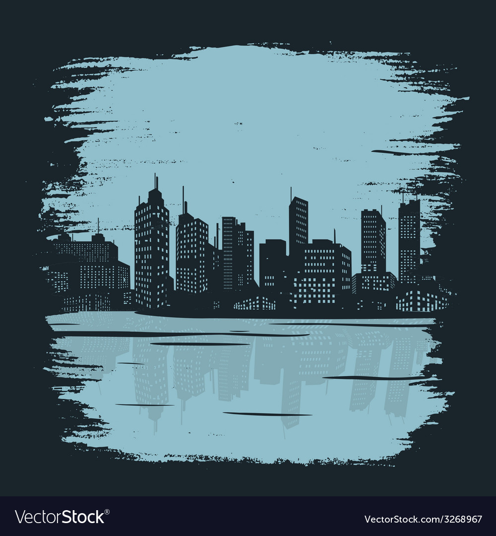 Background building city Royalty Free Vector Image