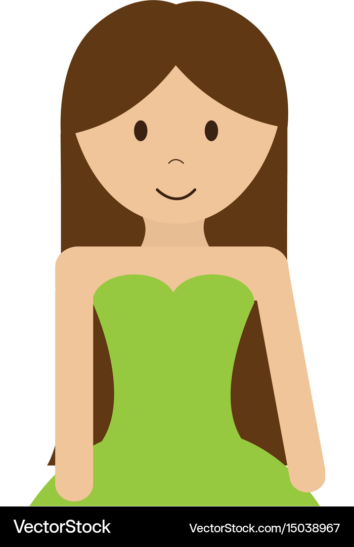 Cartoon woman icon Royalty Free Vector Image - VectorStock