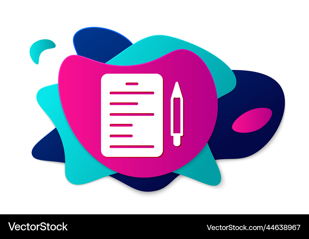 Color scenario icon isolated on white background Vector Image