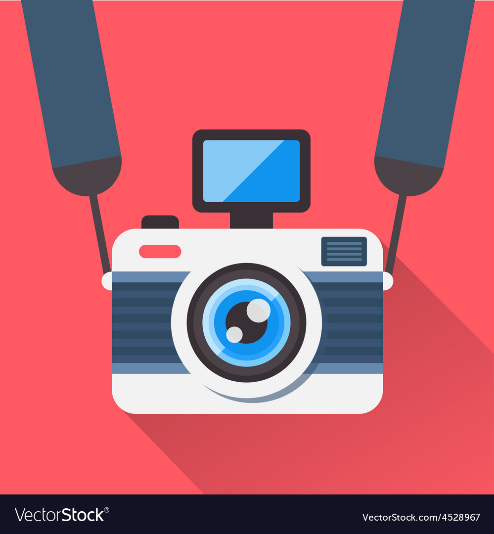 Old camera Royalty Free Vector Image - VectorStock
