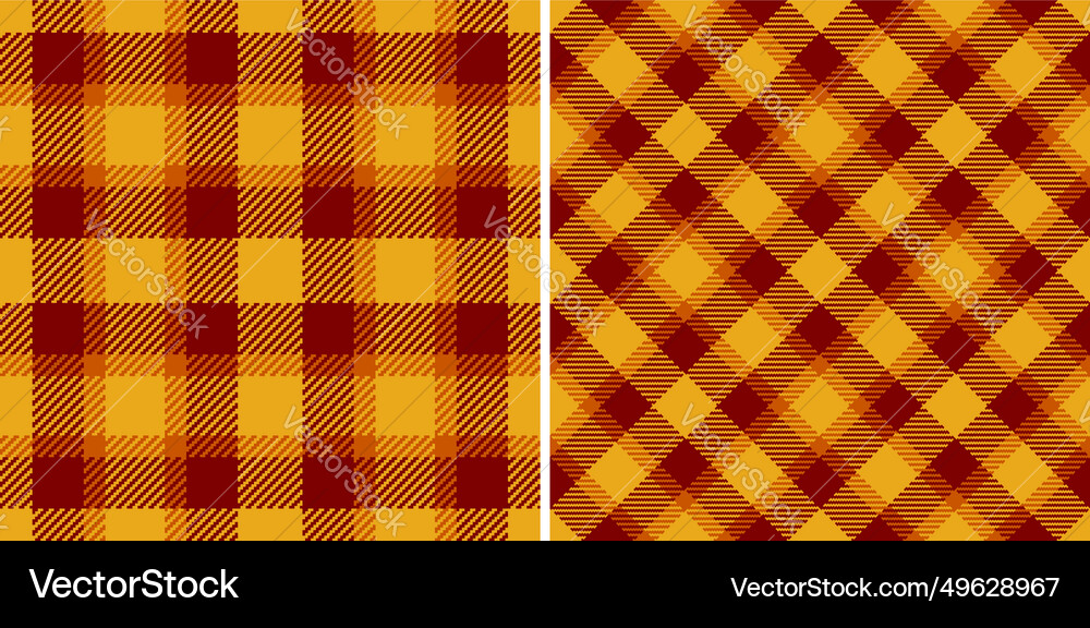 Texture seamless of background fabric check Vector Image