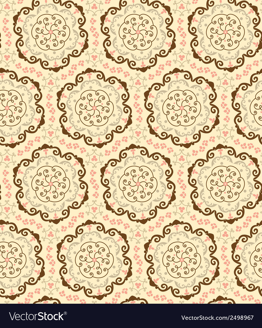 Vintage pattern Royalty Free Vector Image - VectorStock