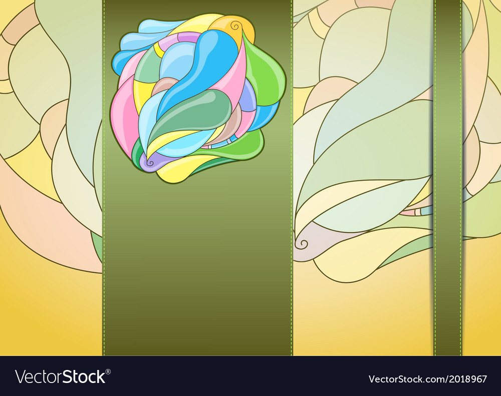 With layout Royalty Free Vector Image - VectorStock