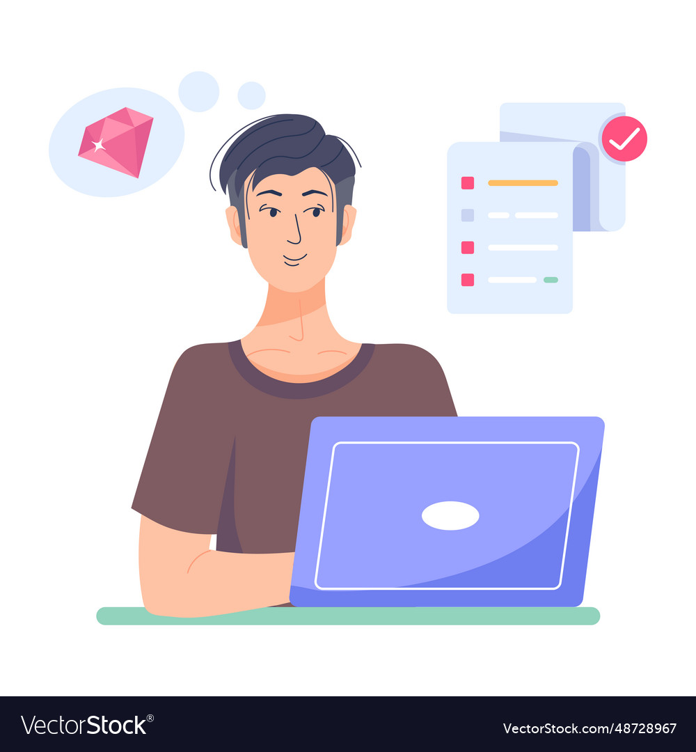 Work report Royalty Free Vector Image - VectorStock