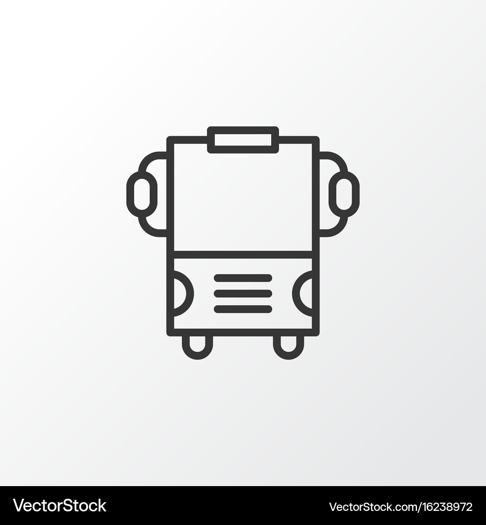 Bus icon symbol premium quality isolated Vector Image