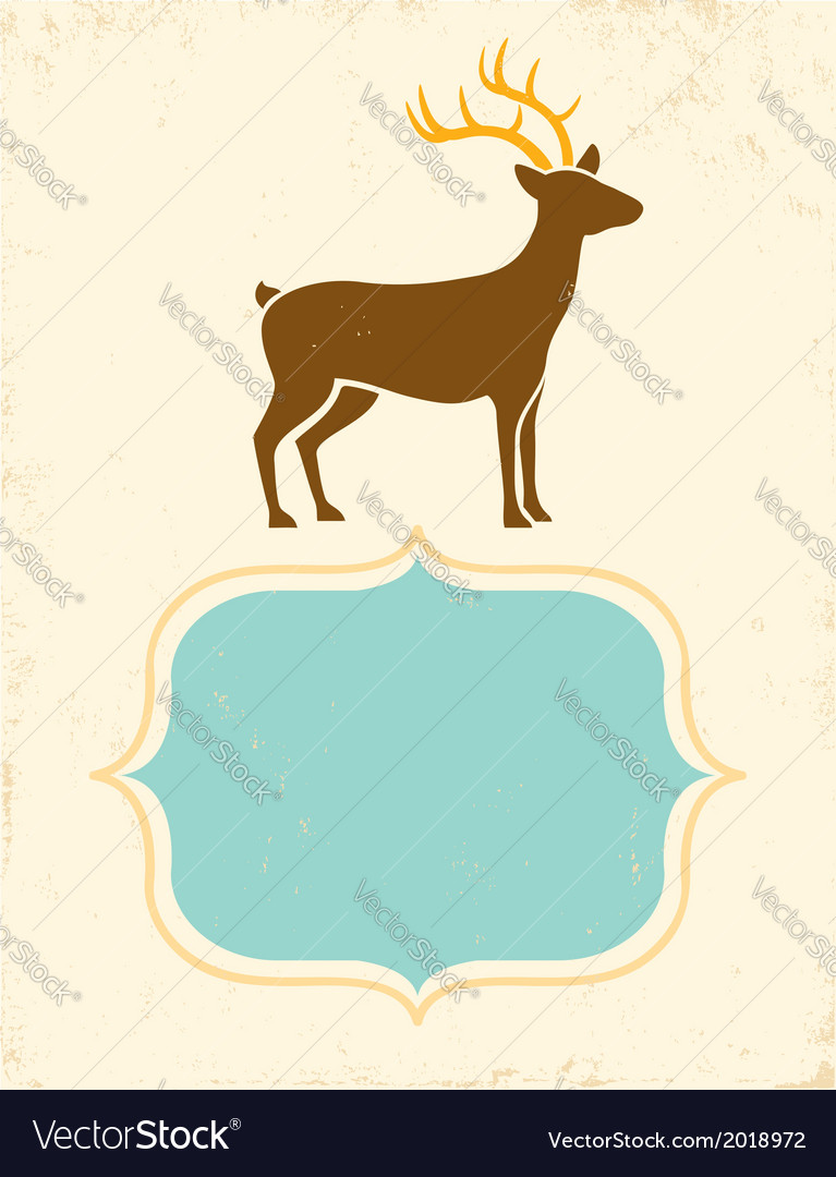 Deer Royalty Free Vector Image - VectorStock