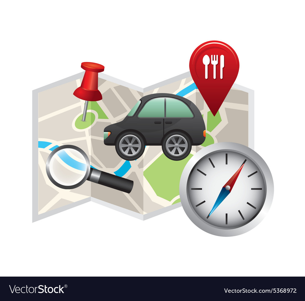 Gps technology Royalty Free Vector Image - VectorStock