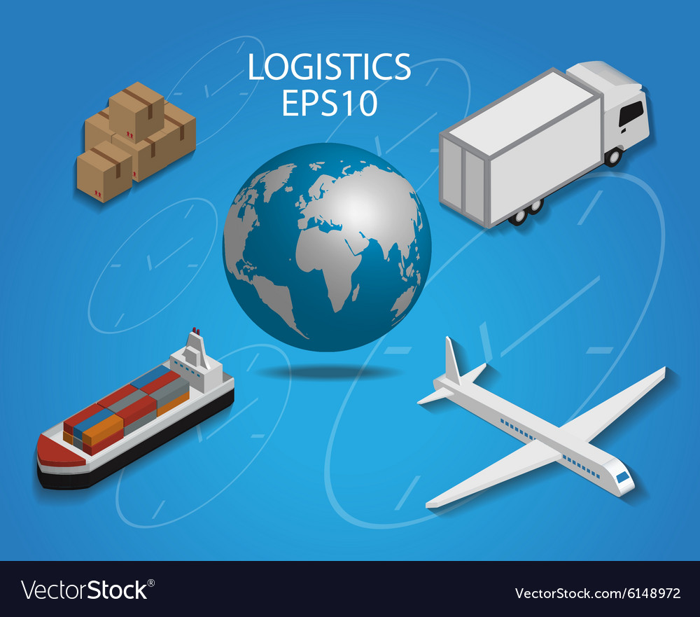 Logistics Royalty Free Vector Image - VectorStock