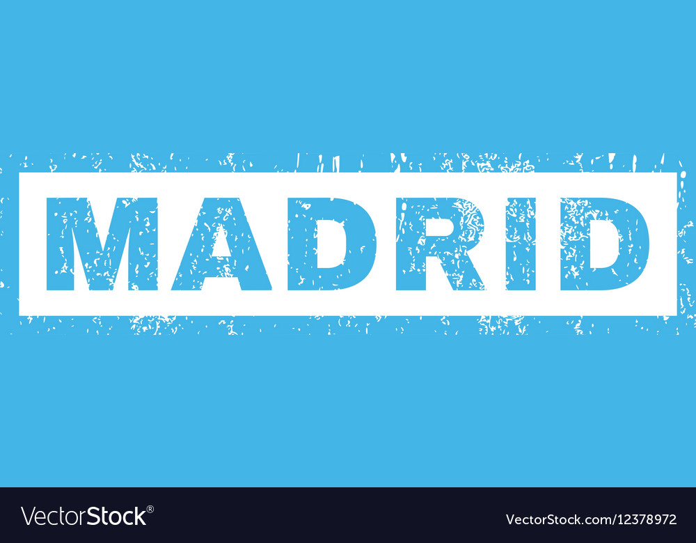 Madrid rubber stamp Royalty Free Vector Image - VectorStock