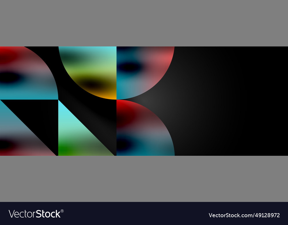 Mosaic pattern composition featuring harmonious Vector Image