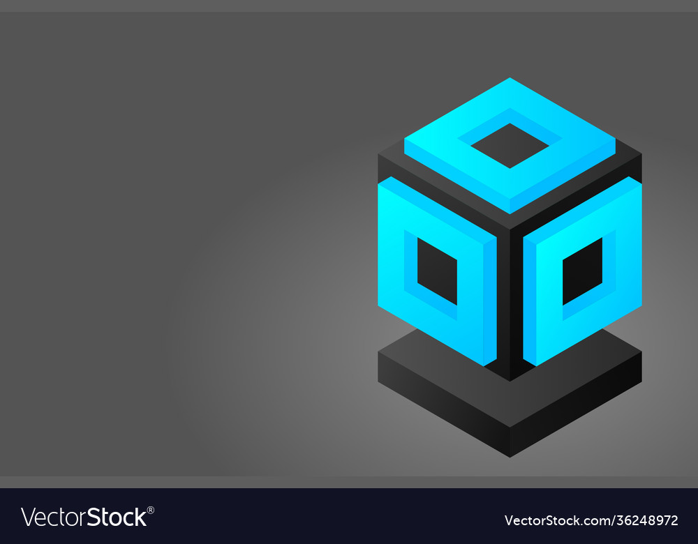 Server digital space data storage data center big Vector Image