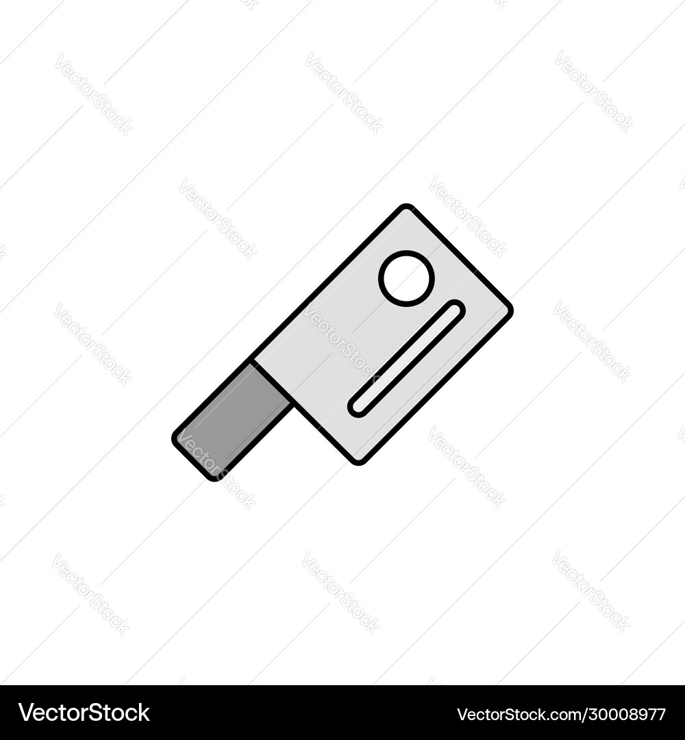 Butcher knife icon for any purposes Royalty Free Vector