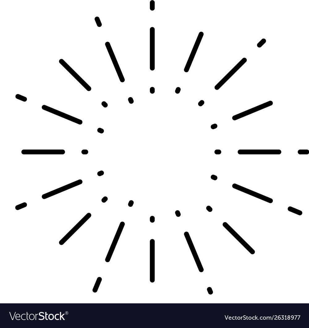 Vintage sunburst light rays firework sparks Vector Image Vintage sunburst light rays firework sparks Vector Image