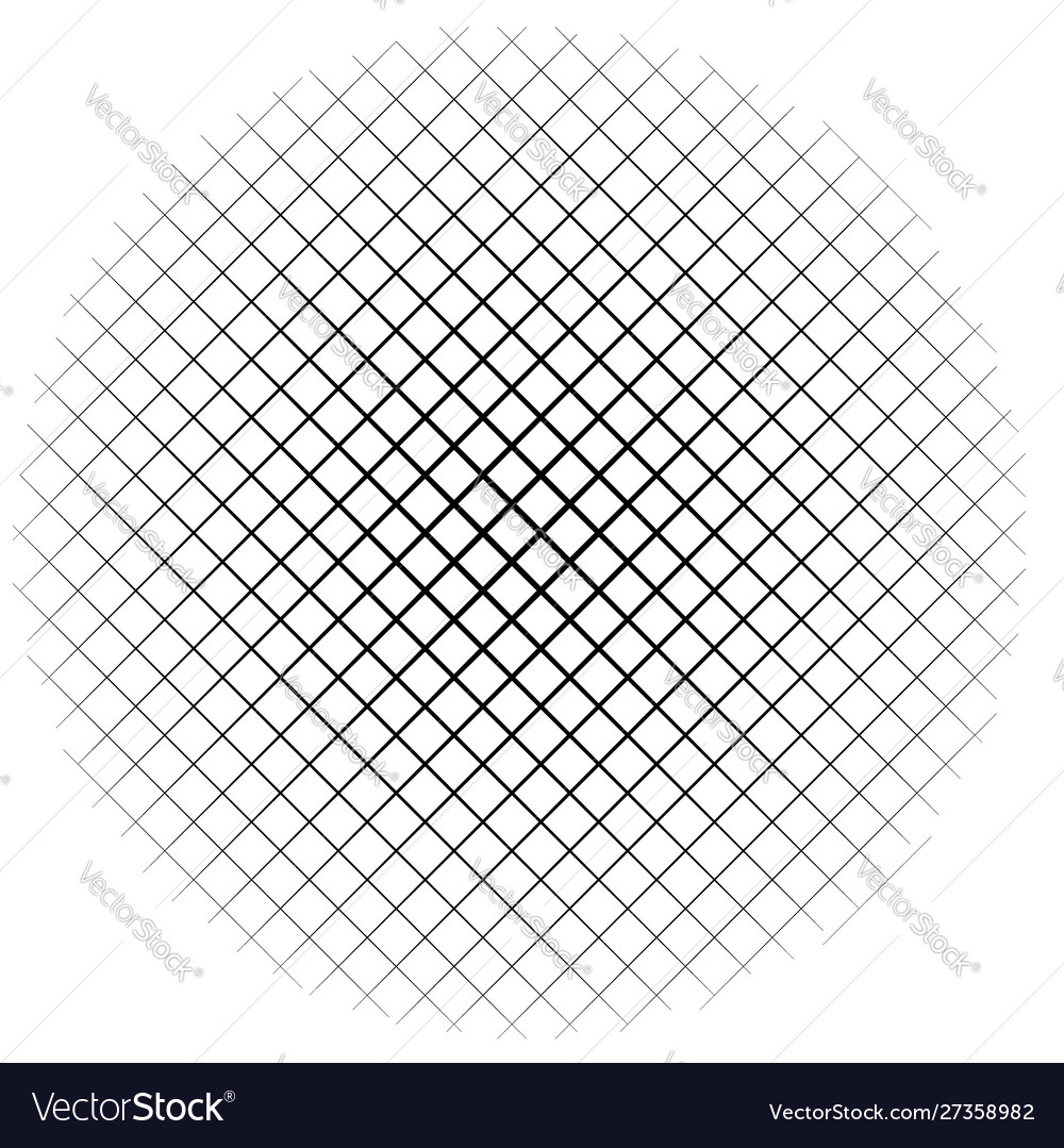 Circle form grid mesh intersected strips Vector Image
