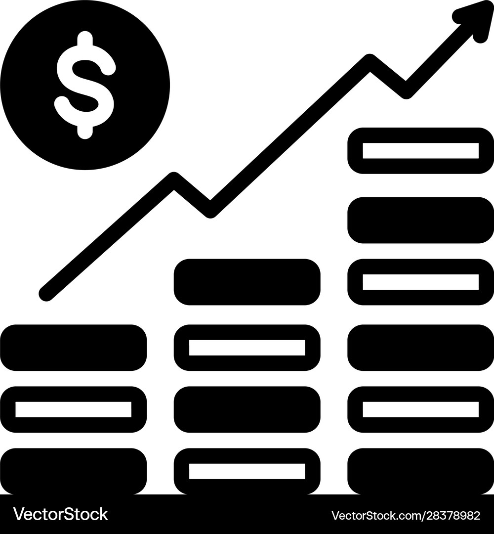 Money growth Royalty Free Vector Image - VectorStock