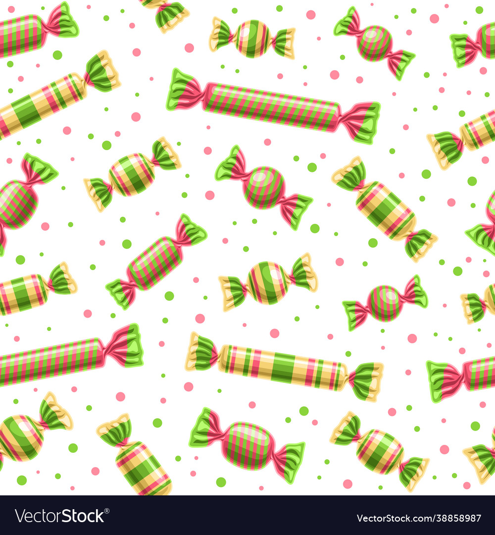 Candy seamless pattern Royalty Free Vector Image