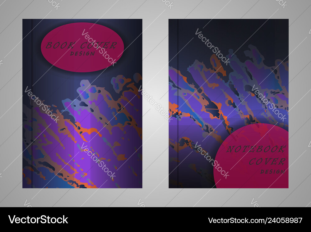 Cover book notebook art book sketchbook diary Vector Image